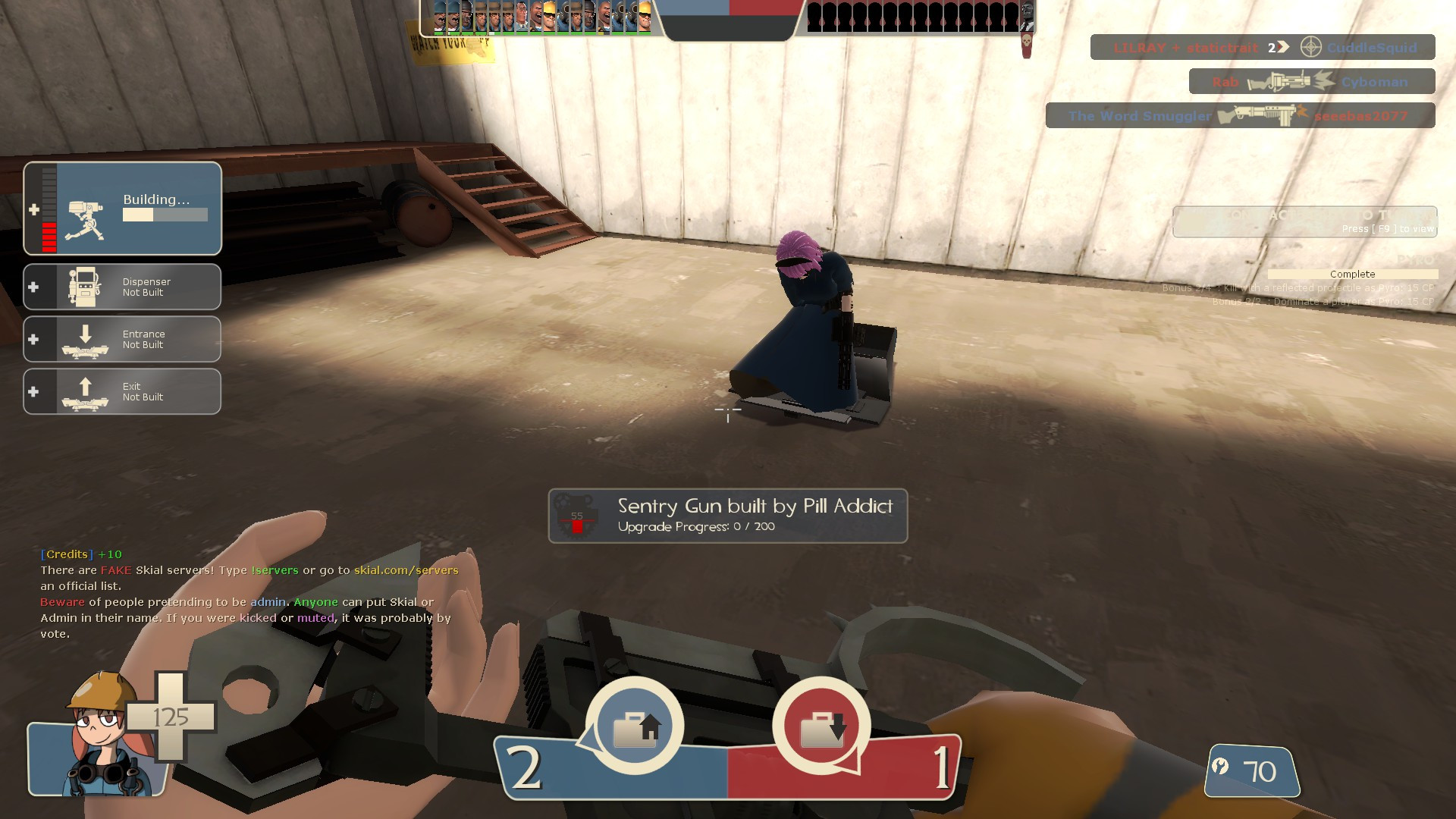 Azumanga Fortress - Engineer Chiyo & Mecha Sentry Mod for Team Fortress ...