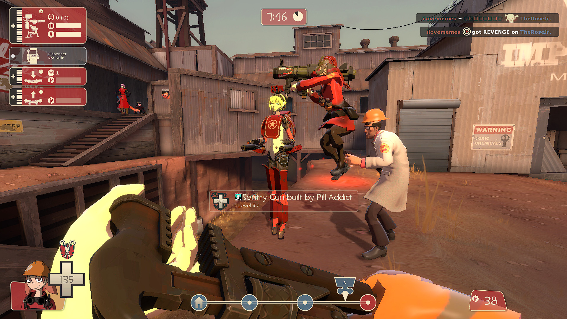 Azumanga Fortress - Engineer Chiyo & Mecha Sentry Mod for Team Fortress 2 | TF2 Mods