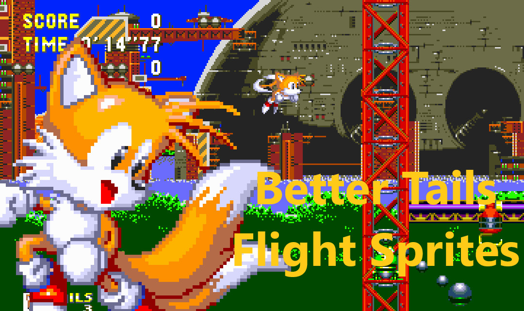 Alternate Tails Flight Sprites Mod for Sonic 3 A.I.R. | S3AIR Mods