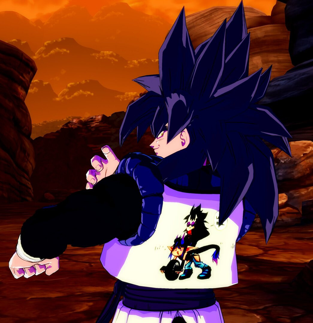 DazzArts SSJ4 Gogeta Recolor Mod for Dragon Ball FighterZ | DB:FZ Mods