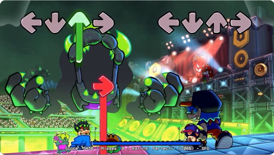 FNF INFERNAL BOUT v1.2 (SMB WONDER UPDATE) Mod for Friday Night Funkin ...