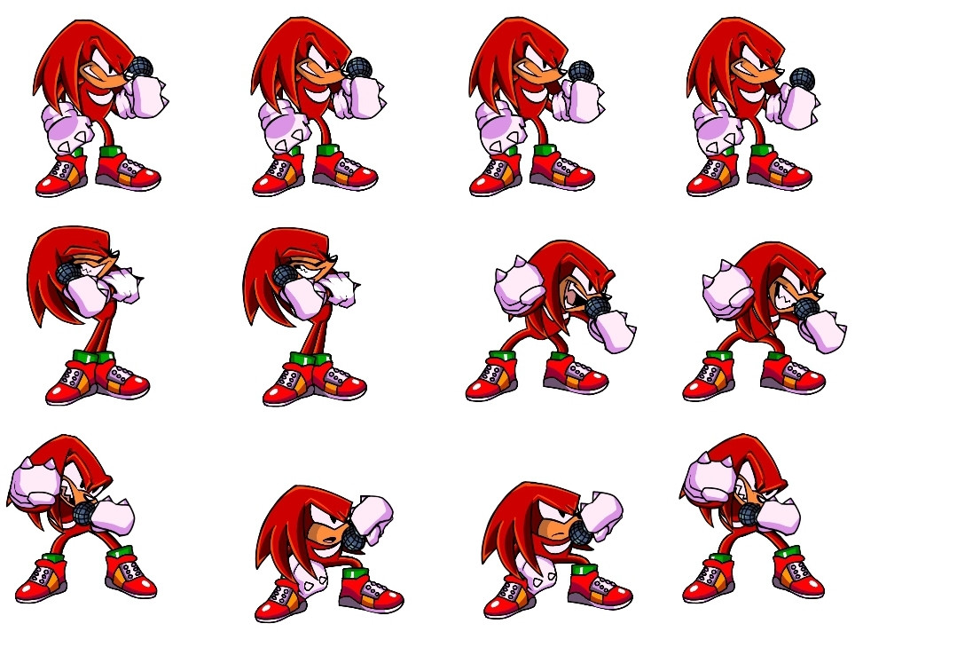 Re-Animated Knuckles Over Daddy Dearest Mod for Friday Night Funkin ...