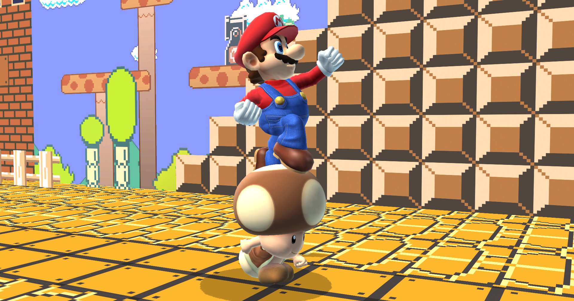 Smash 3C Toad Mod for Super Smash Bros. Brawl | Brawl Mods
