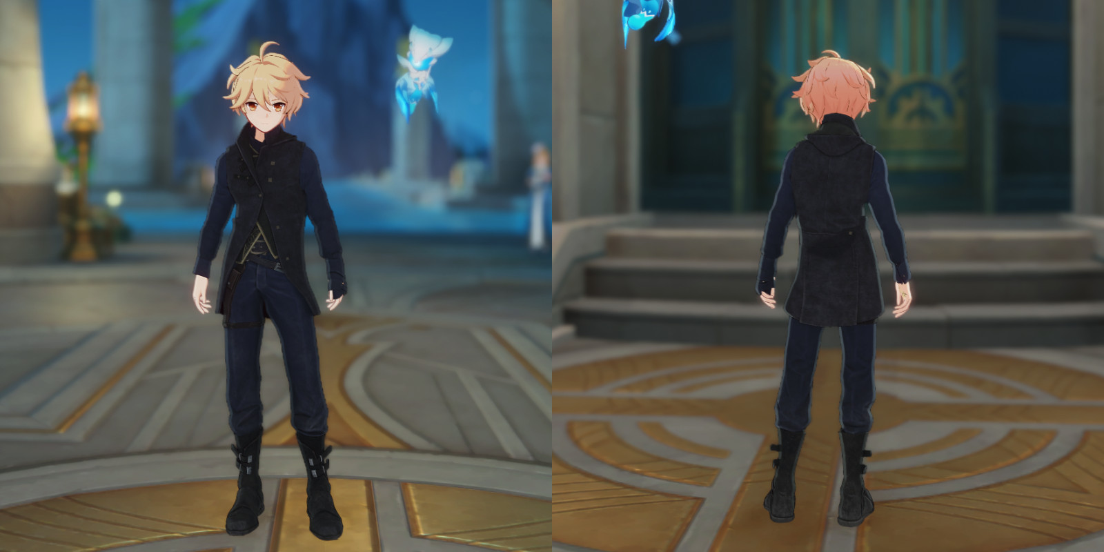 Aether Corvo outfit Mod for Genshin Impact | GI Mods