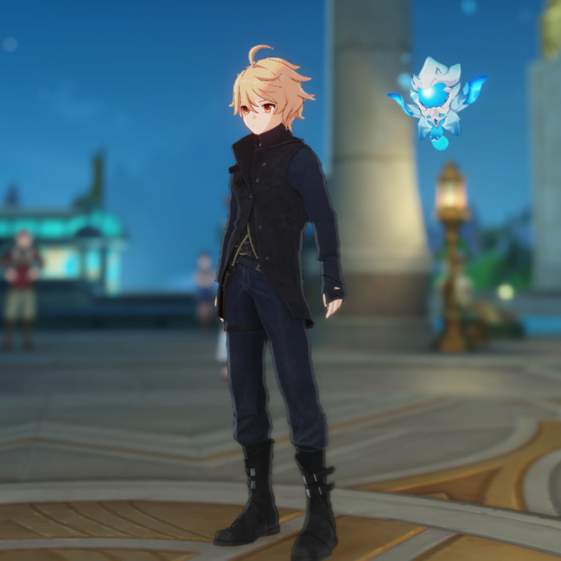 Aether Corvo outfit Mod for Genshin Impact | GI Mods