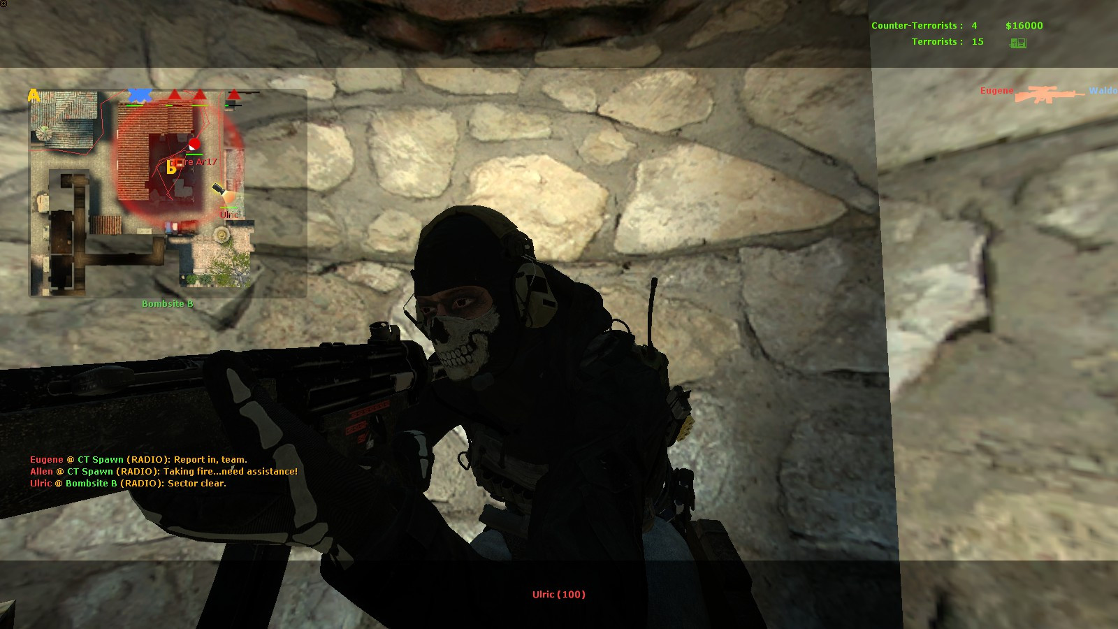 MWII Simon "Ghost" Riley pack Mod for Counter-Strike: Source | CS:S Mods