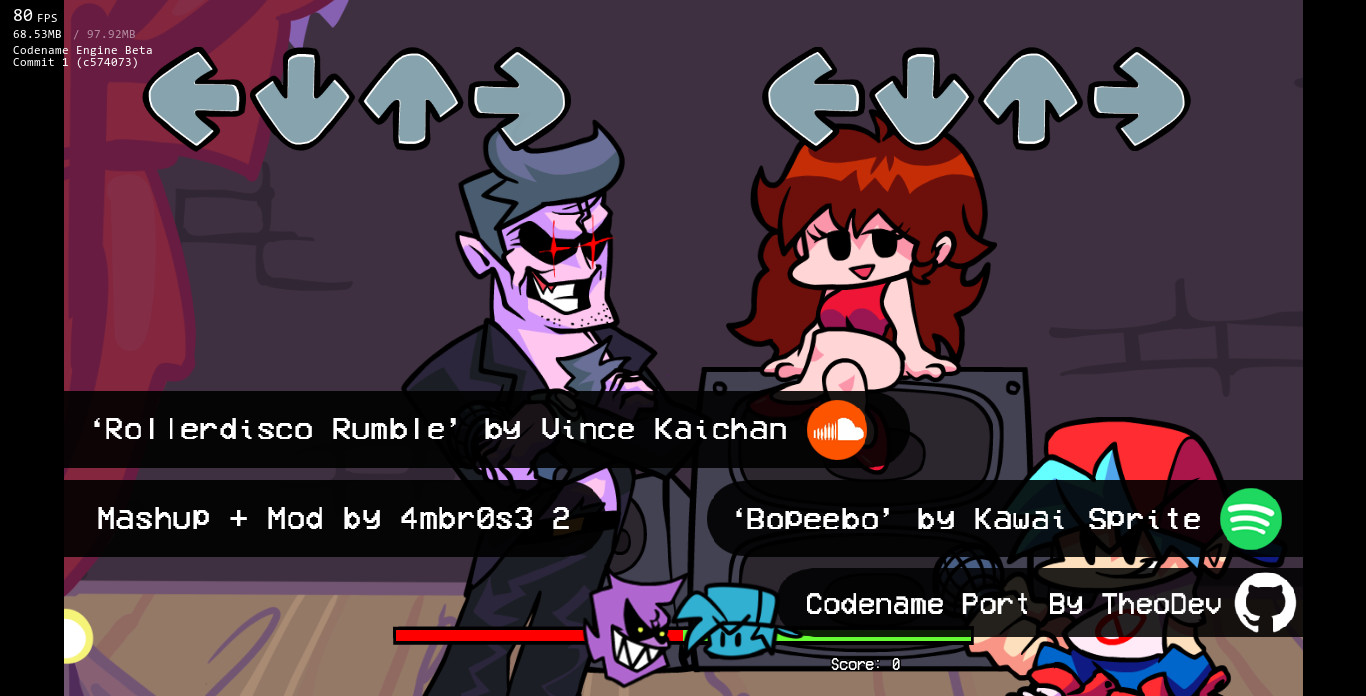 Bopeebo Rumble (Codename Engine Port) Mod for Friday Night Funkin' | FNF Mods