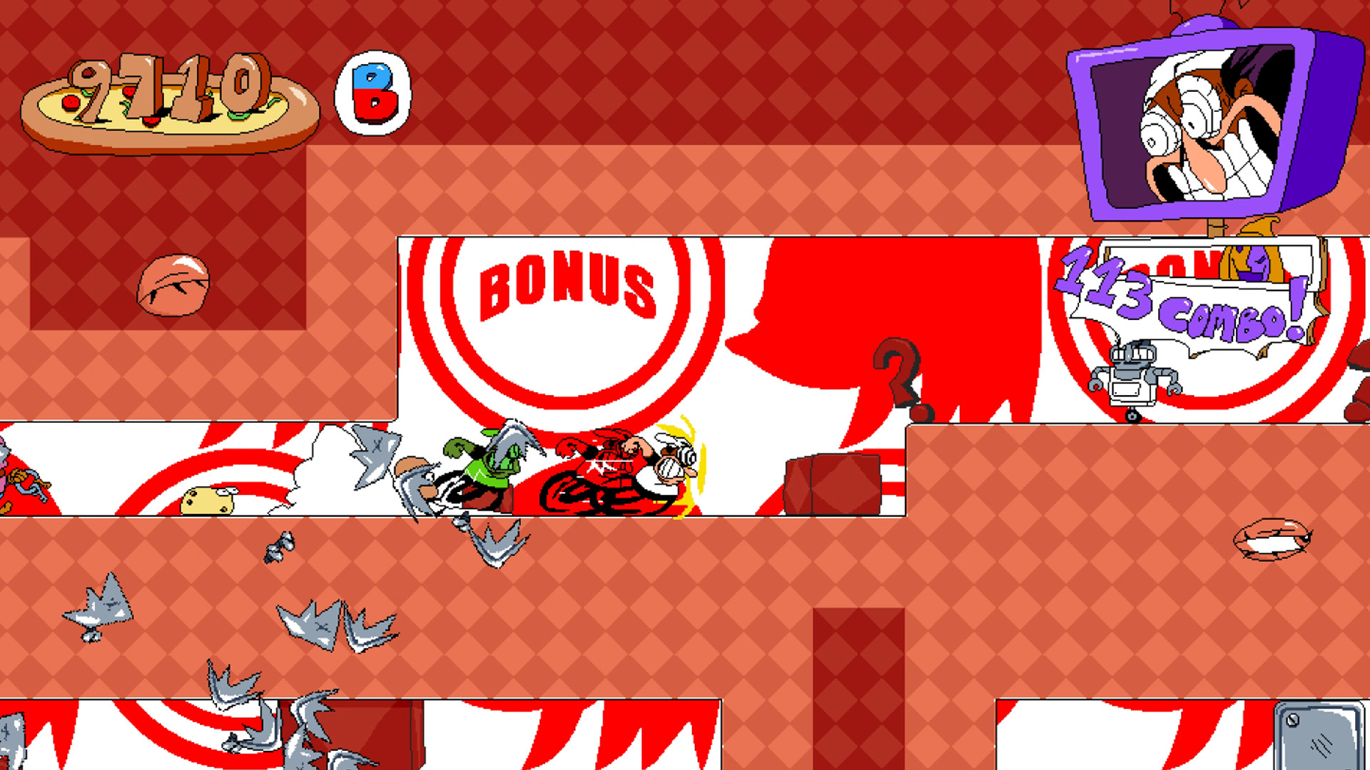 Rocky Green Marble V2 Update (CYOP Custom Level) Mod for Pizza Tower ...