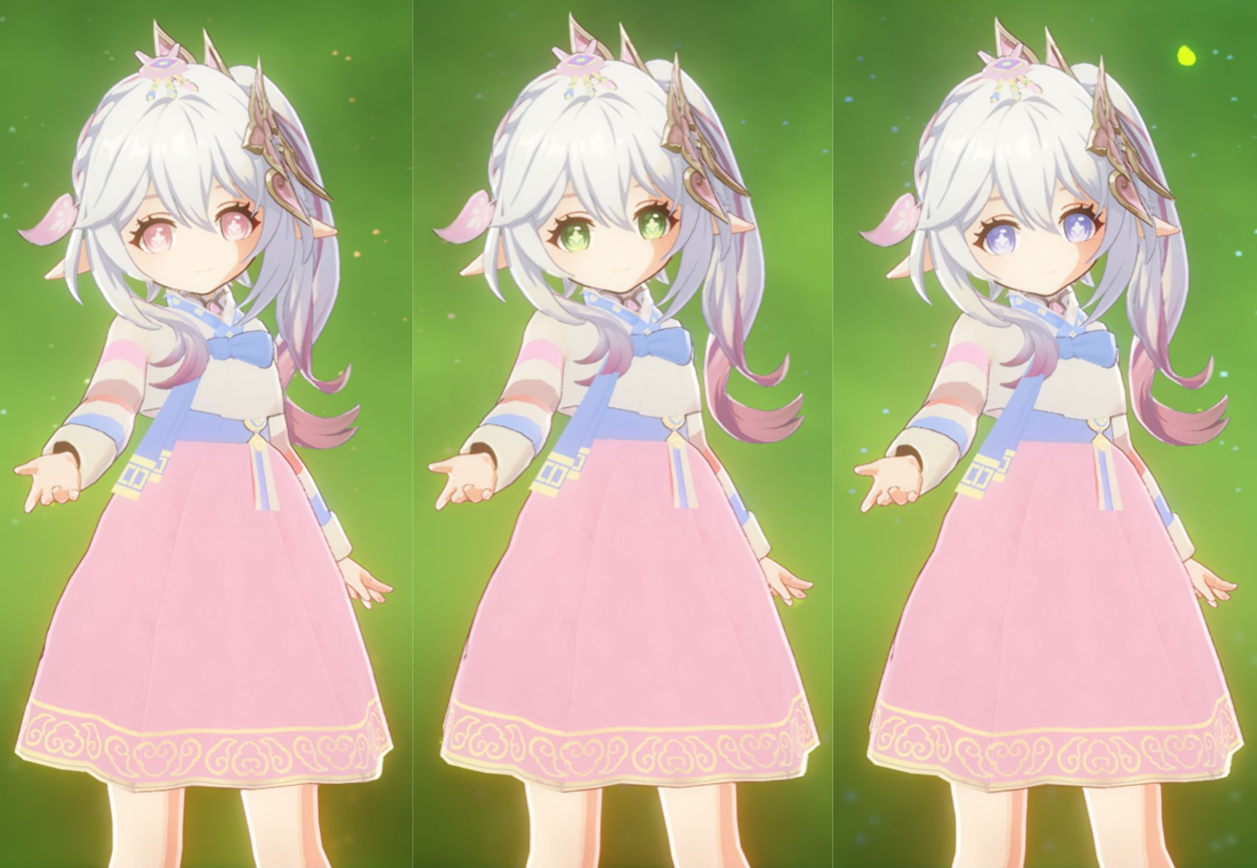 Nahida Rosy Hanbok - Recolor Mod for Genshin Impact | GI Mods