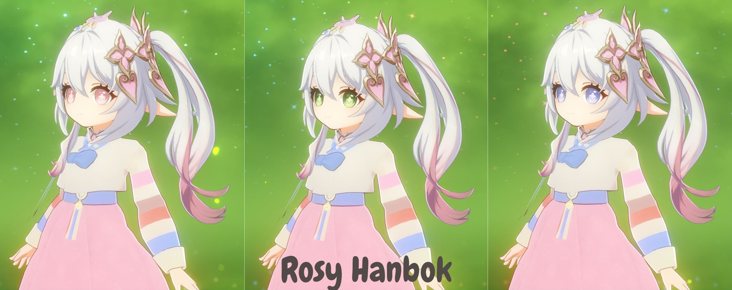 Nahida Rosy Hanbok - Recolor Mod for Genshin Impact | GI Mods