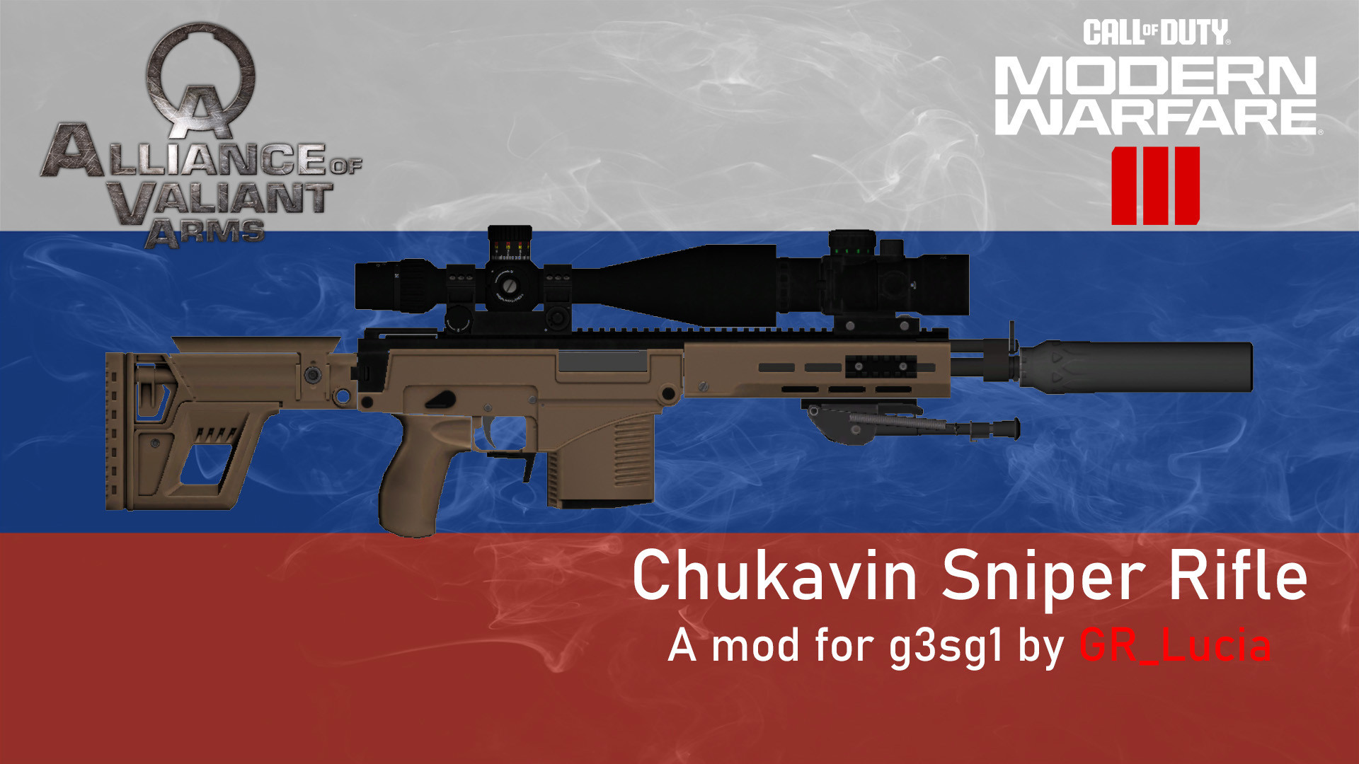 Chukavin Sniper Rifle on MW2023 Animation Mod for Counter-Strike 1.6 ...
