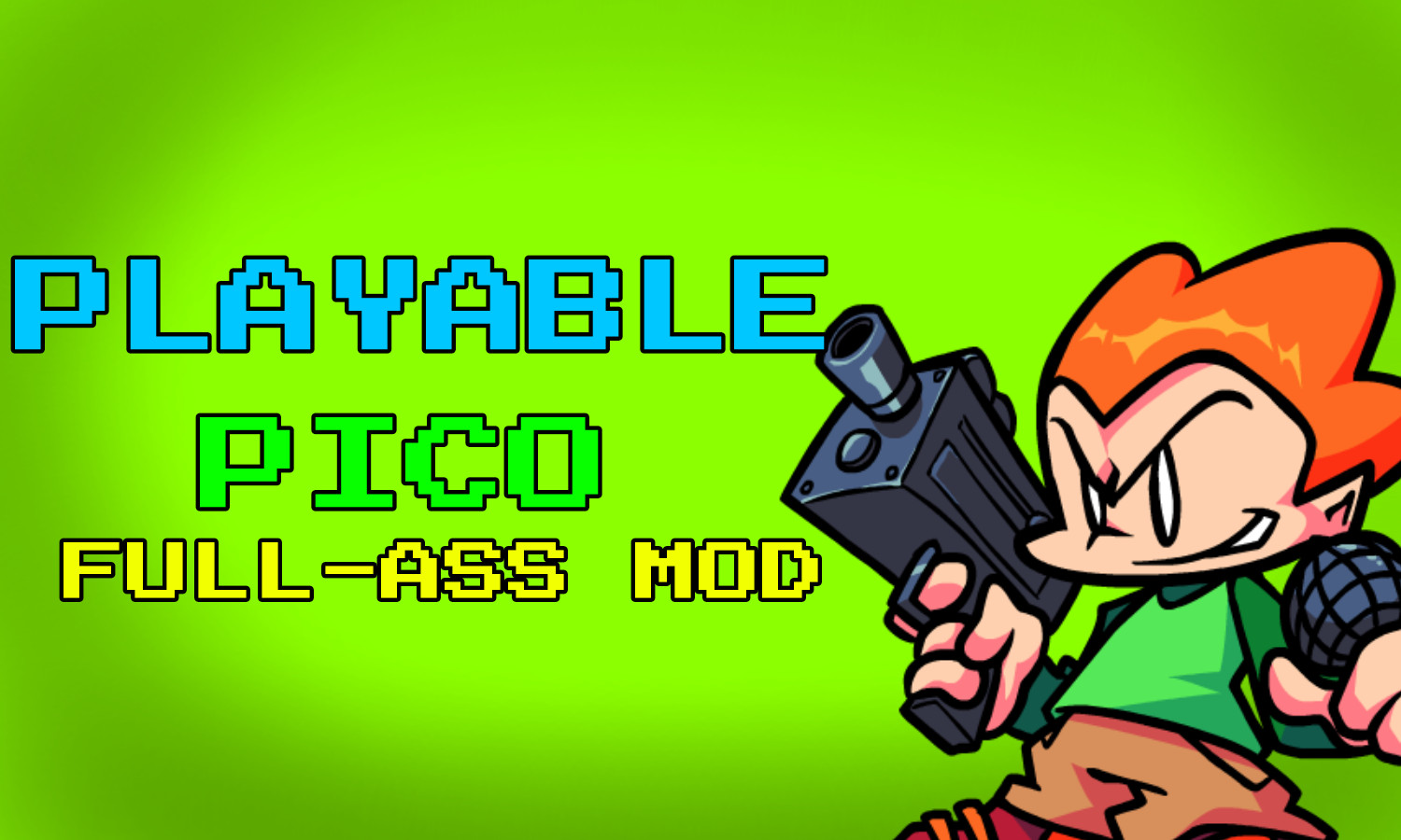 Playable Pico Mod for Friday Night Funkin' | FNF Mods