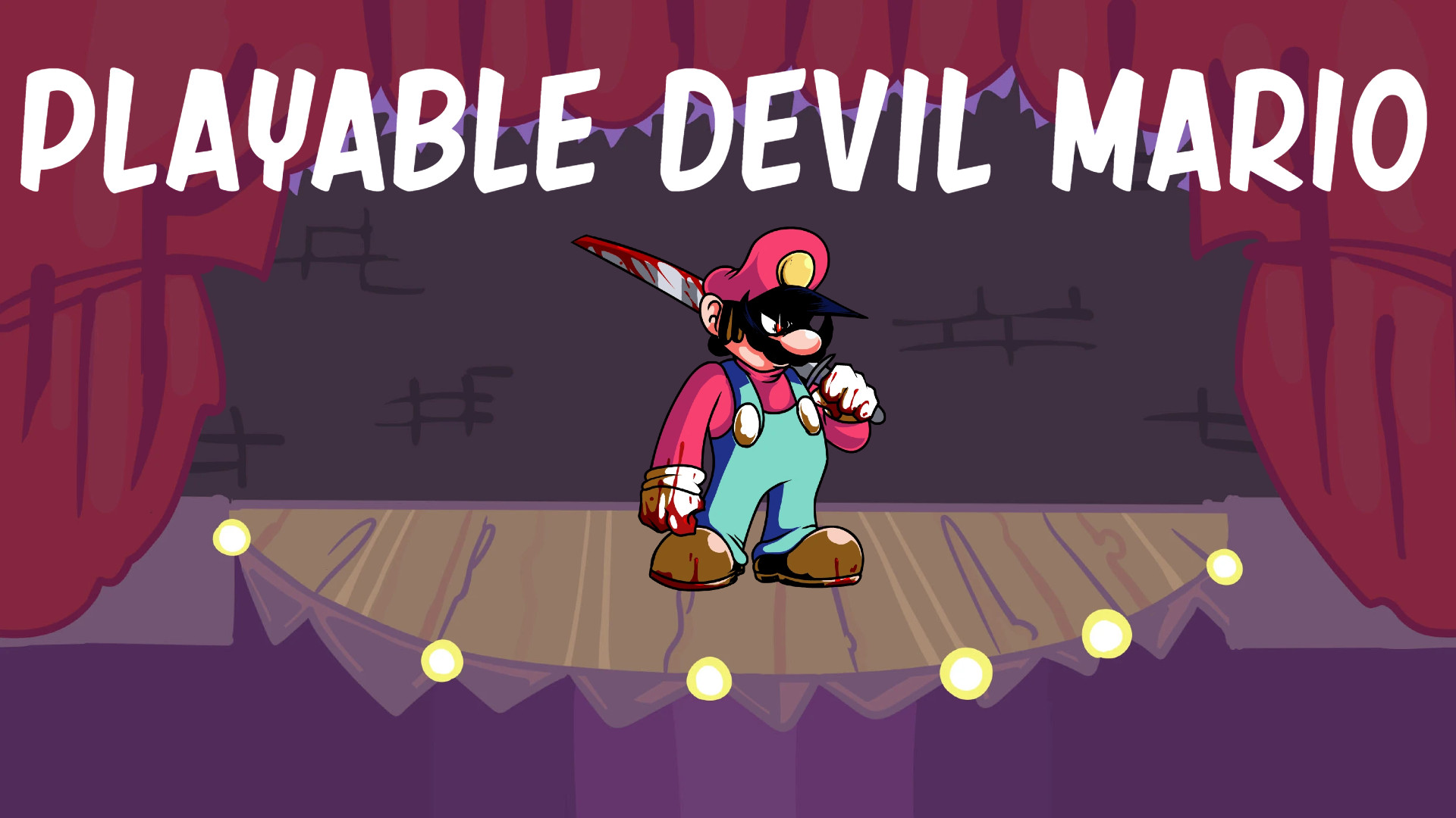 [SENSITIVE CONTENT] Playable Devil Mario Mod for Friday Night Funkin ...