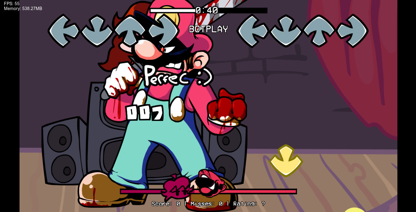 [SENSITIVE CONTENT] Playable Devil Mario Mod for Friday Night Funkin ...