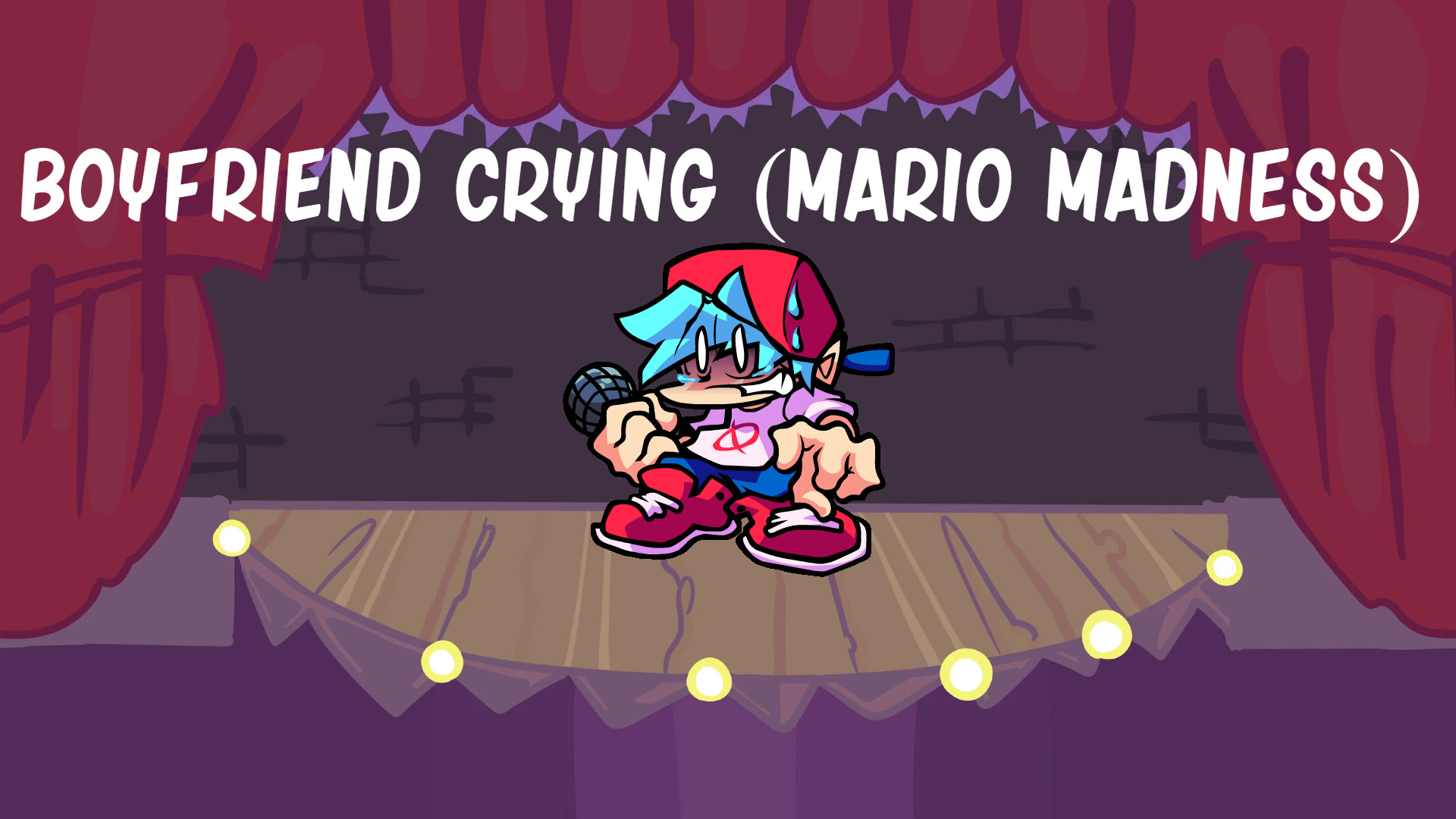 Boyfriend Crying (Mario Madness) Mod for Friday Night Funkin' | FNF Mods