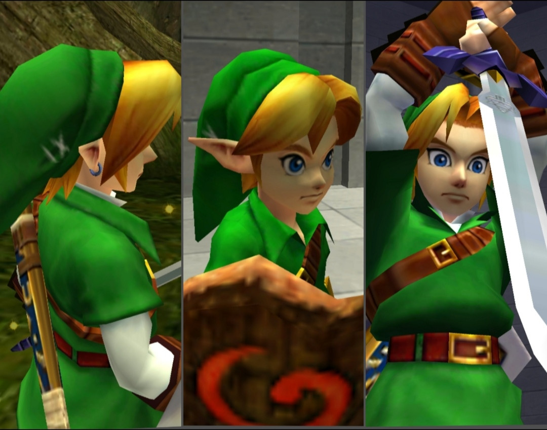 Better vanilla Link + adult Link 4 young Link Mod for The Legend of Zelda: Ocarina of Time 3D ...