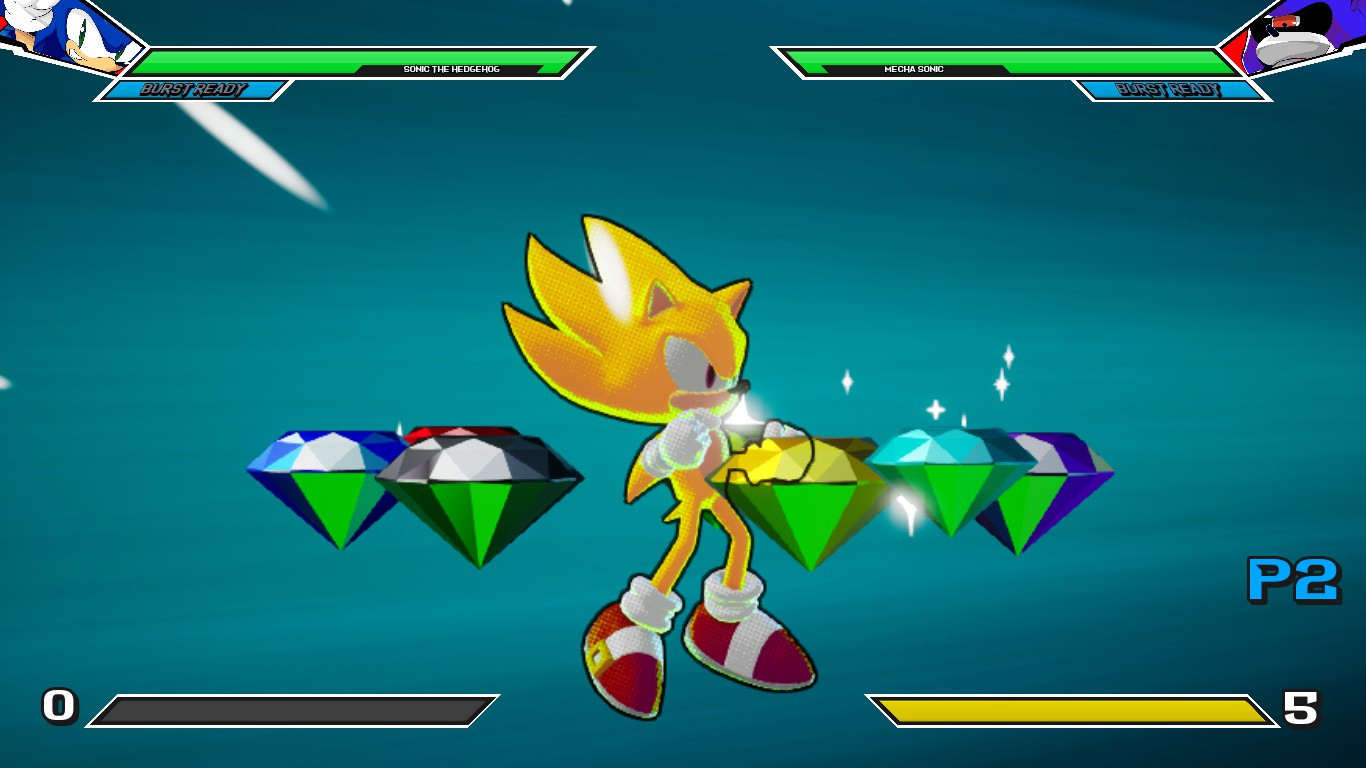 Super Sonic Red Eyes Mod for Sonic Smackdown | SSD Mods