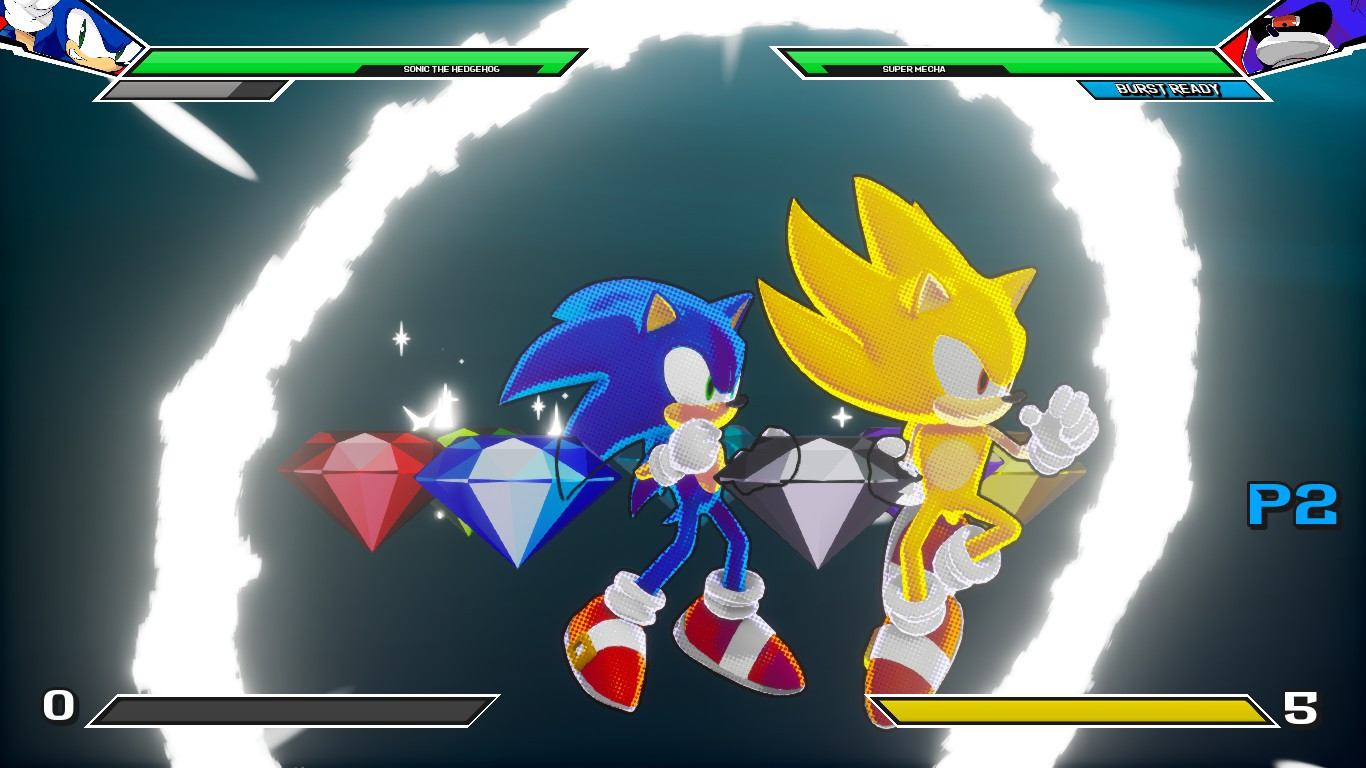 Super Sonic Red Eyes Mod for Sonic Smackdown | SSD Mods