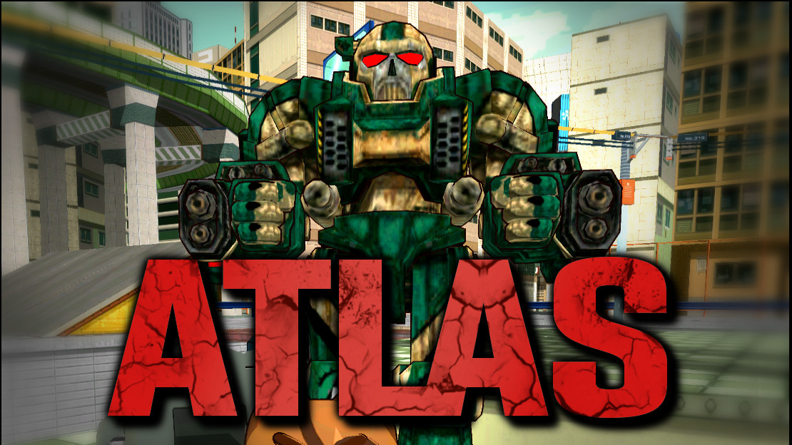 Atlas as Pots in garage Mod for Jet Set Radio Future | JSRF Mods