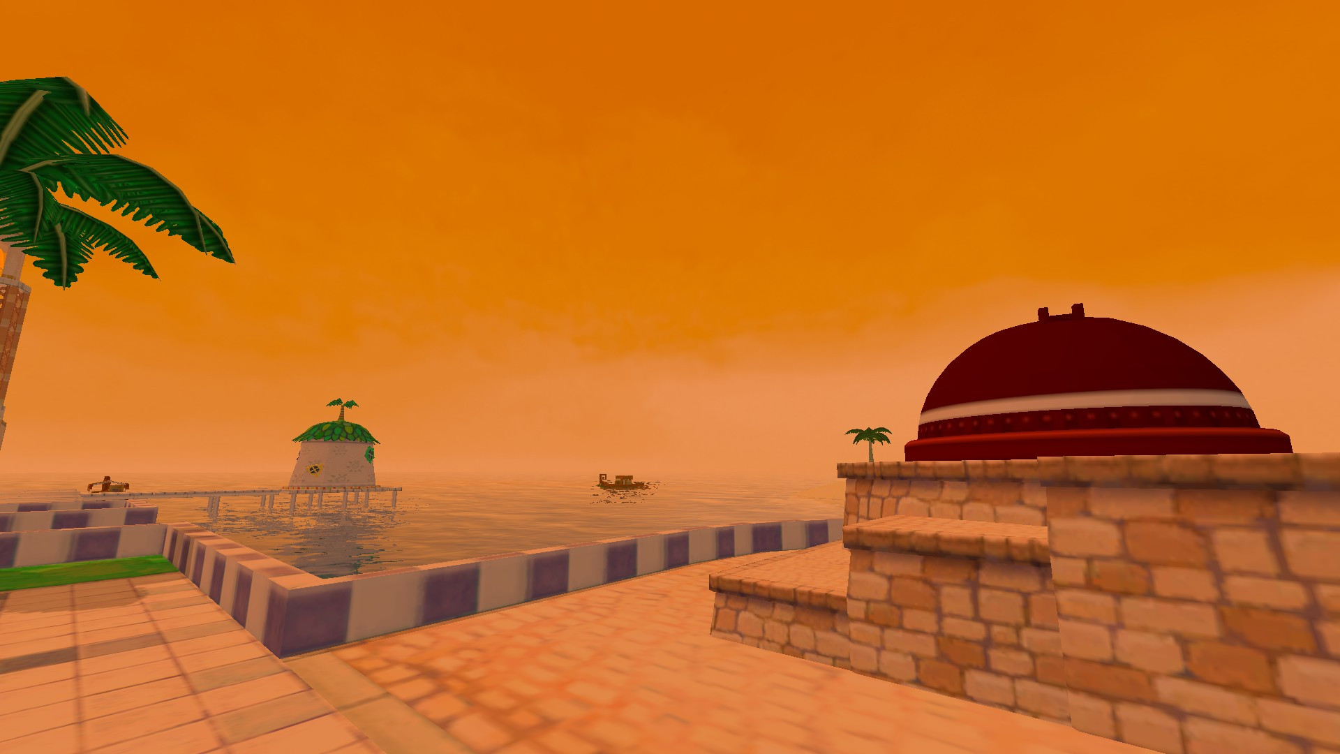 Delfino Plaza (Sunset) [Re-upload] Mod for Team Fortress 2 | TF2 Mods
