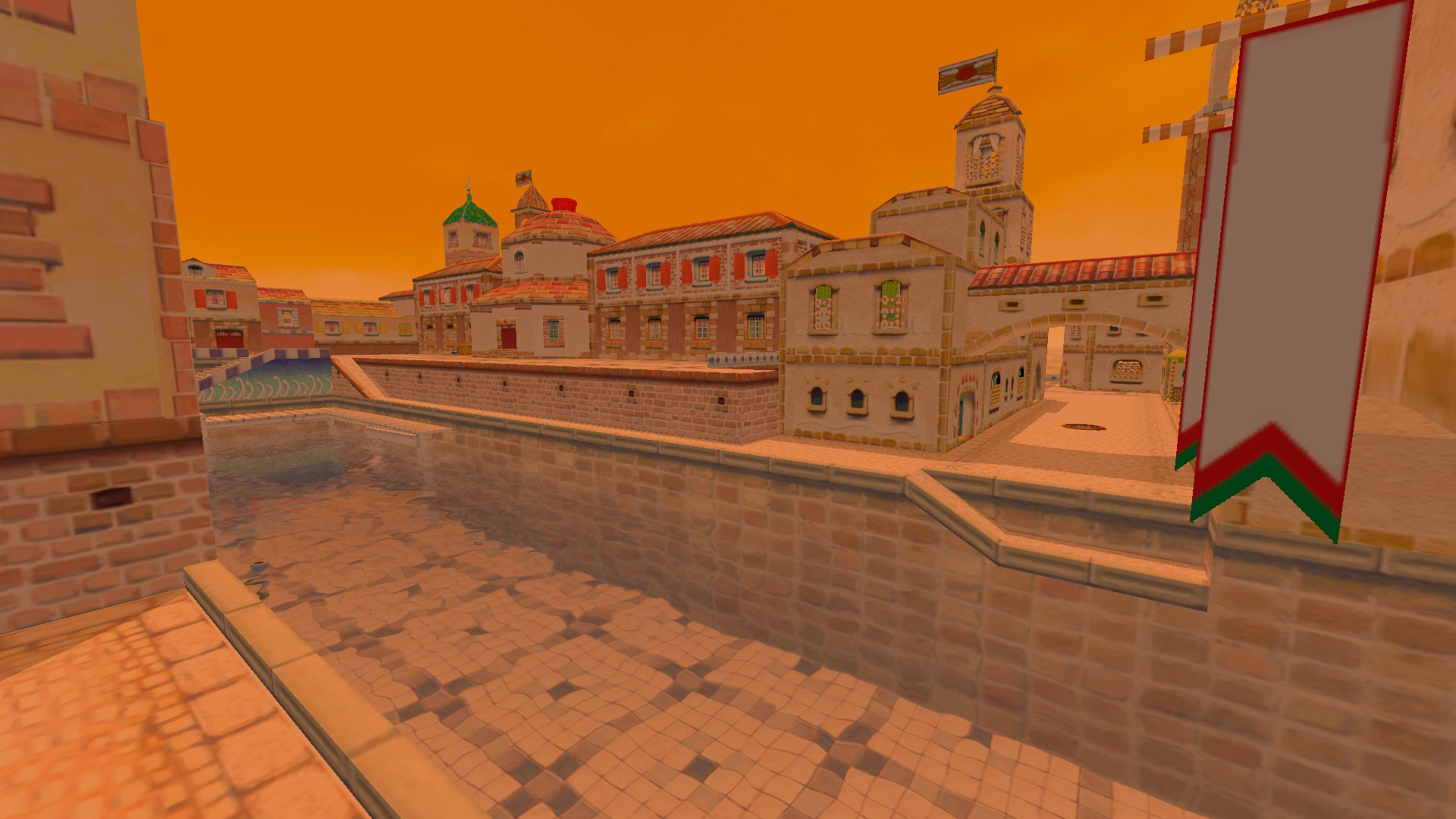 Delfino Plaza (Sunset) [Re-upload] Mod for Team Fortress 2 | TF2 Mods