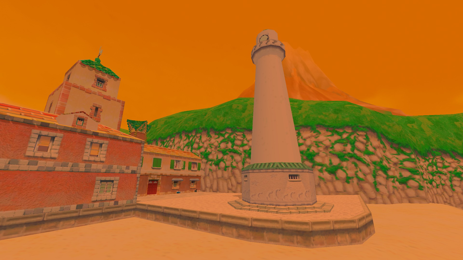 Delfino Plaza (Sunset) [Re-upload] Mod for Team Fortress 2 | TF2 Mods
