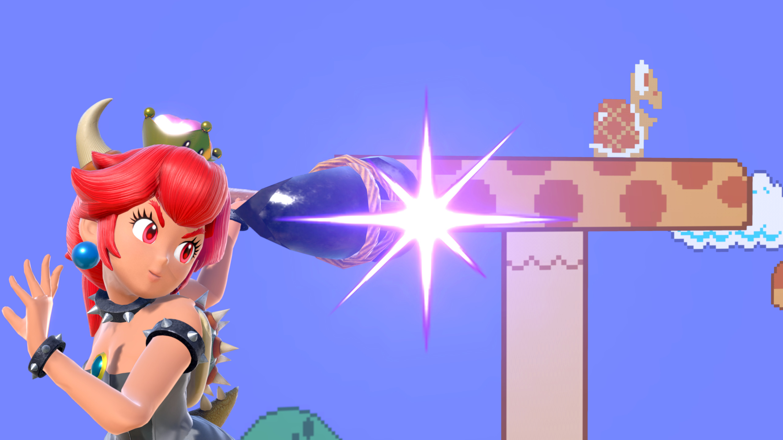 Ultimate-Styled Bowsette (Peach) Mod for Super Smash Bros. Ultimate ...