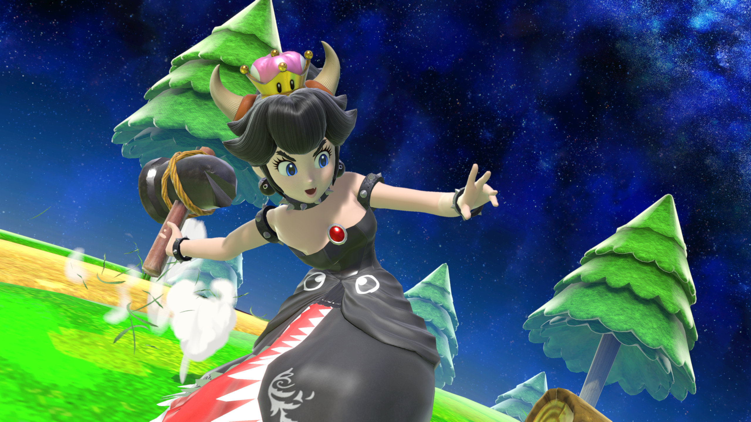 Ultimate-Styled Bowsette (Peach) Mod for Super Smash Bros. Ultimate ...