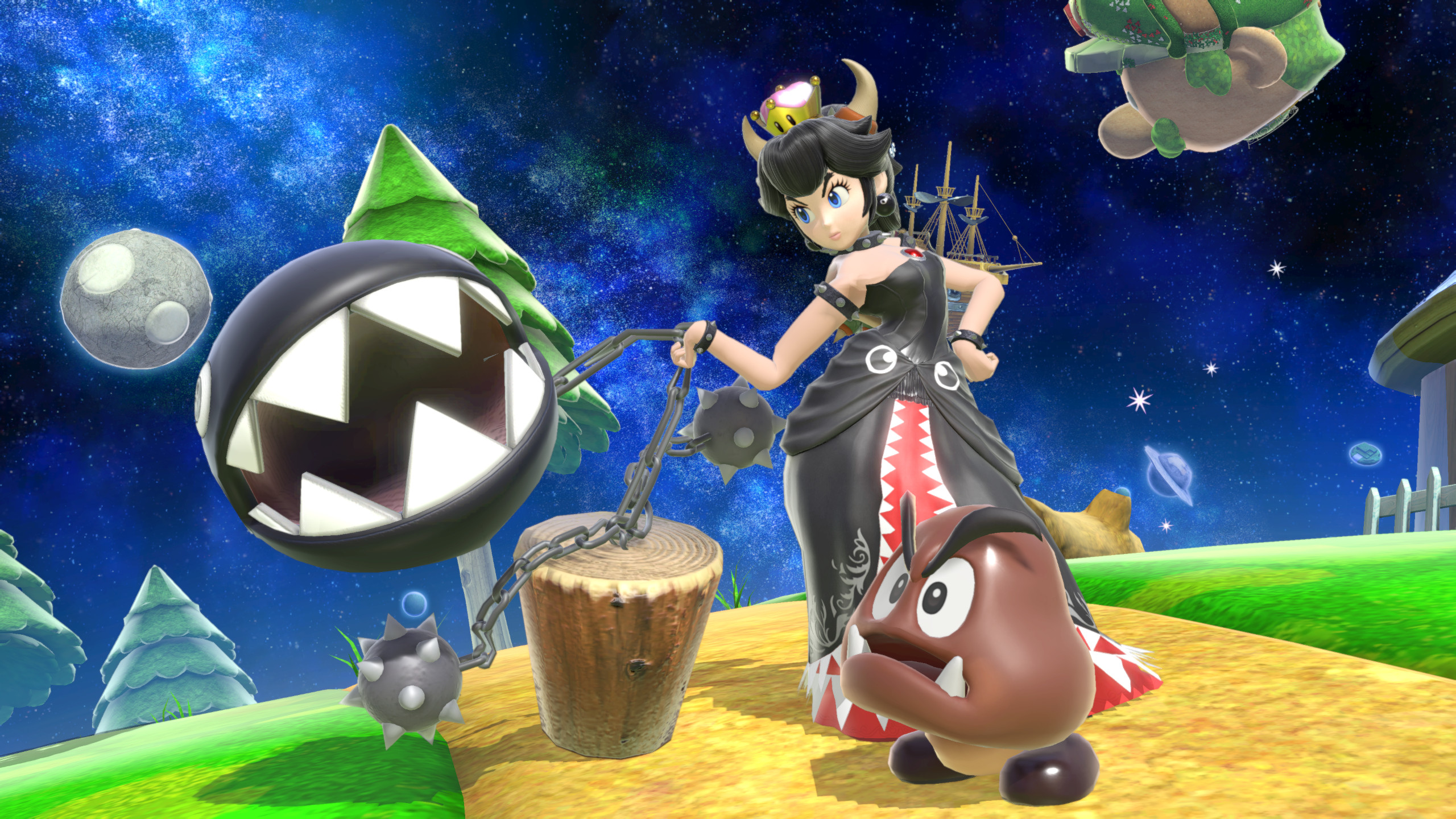 Ultimate-Styled Bowsette (Peach) Mod for Super Smash Bros. Ultimate ...