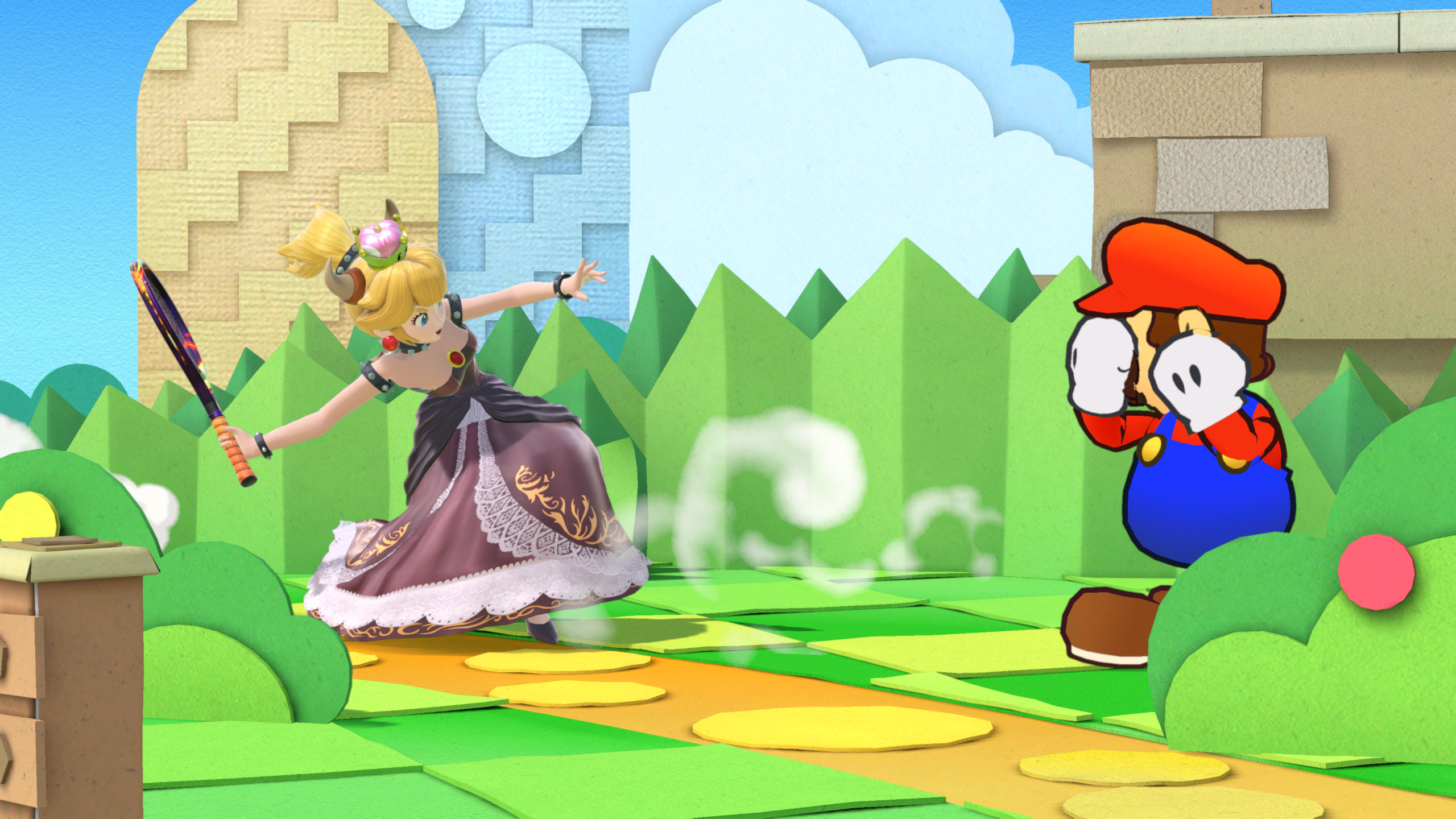 Ultimate-Styled Bowsette (Peach) Mod for Super Smash Bros. Ultimate ...