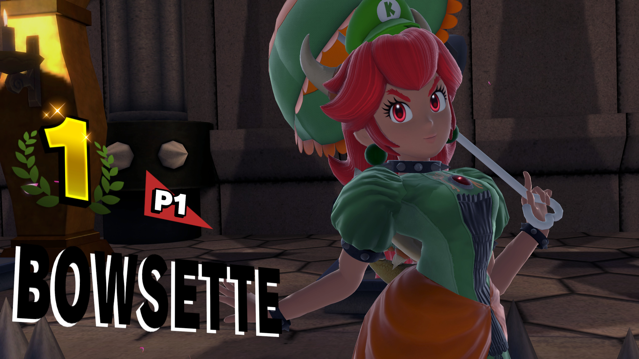 Ultimate-Styled Bowsette (Peach) Mod for Super Smash Bros. Ultimate ...