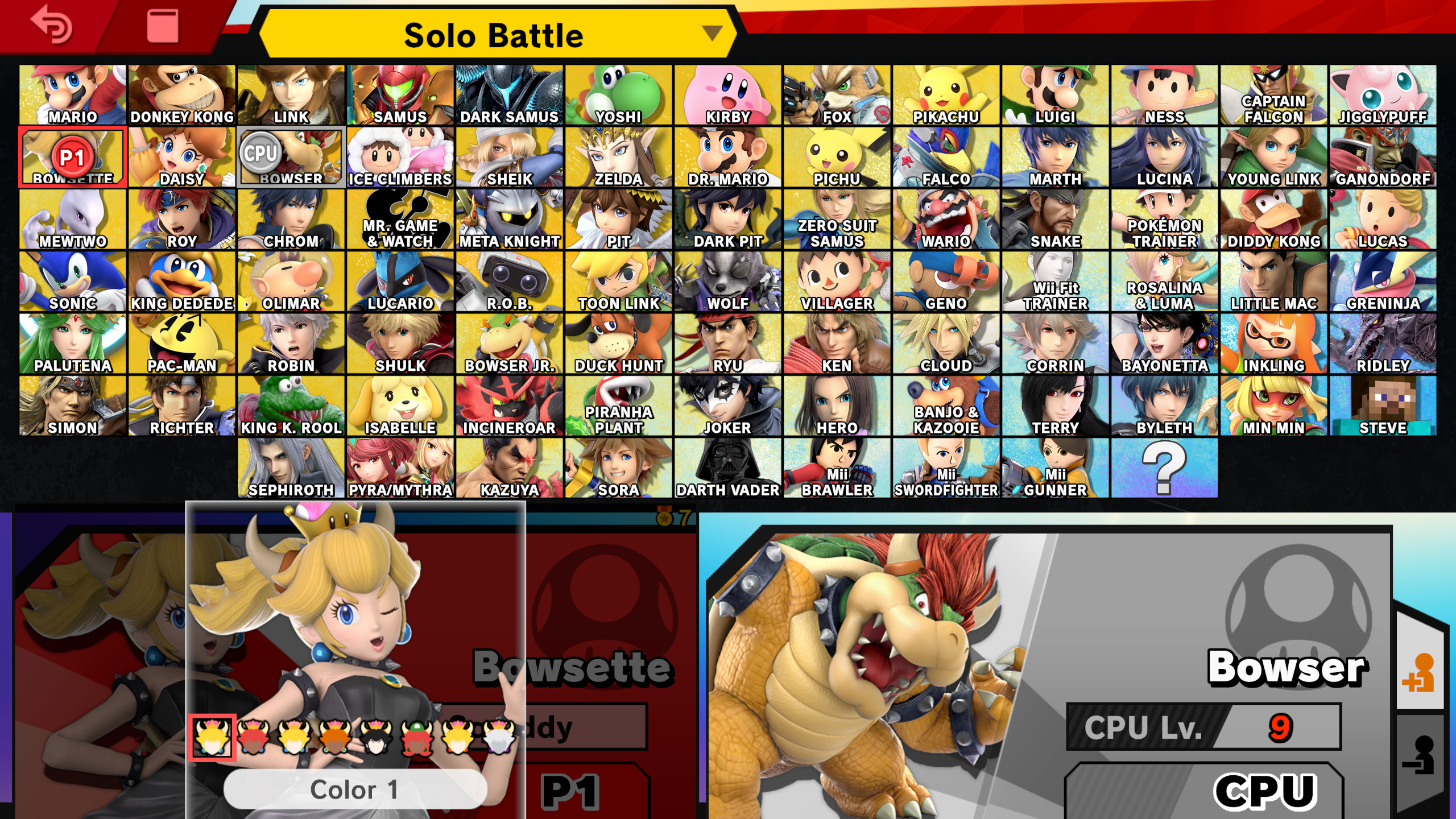 Ultimate-Styled Bowsette (Peach) Mod for Super Smash Bros. Ultimate ...