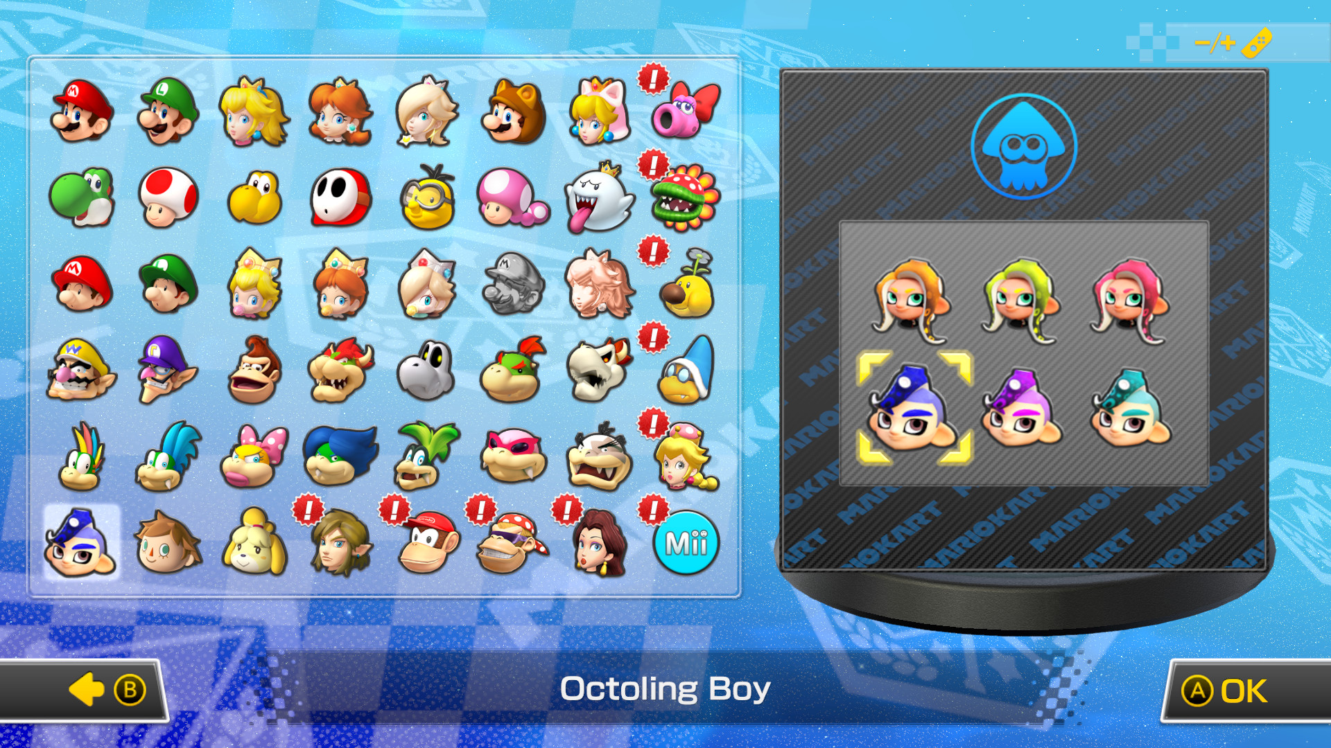 Octoling Girl & Octoling Boy [Agent 8] Mod for Mario Kart 8 Deluxe ...