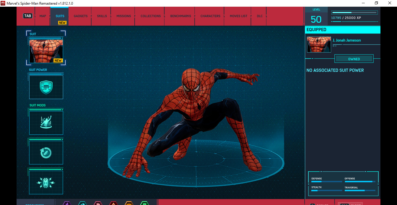 Web Of Shadows Red Suit (SLOT) Mod for Marvel's Spider-Man: Remastered ...