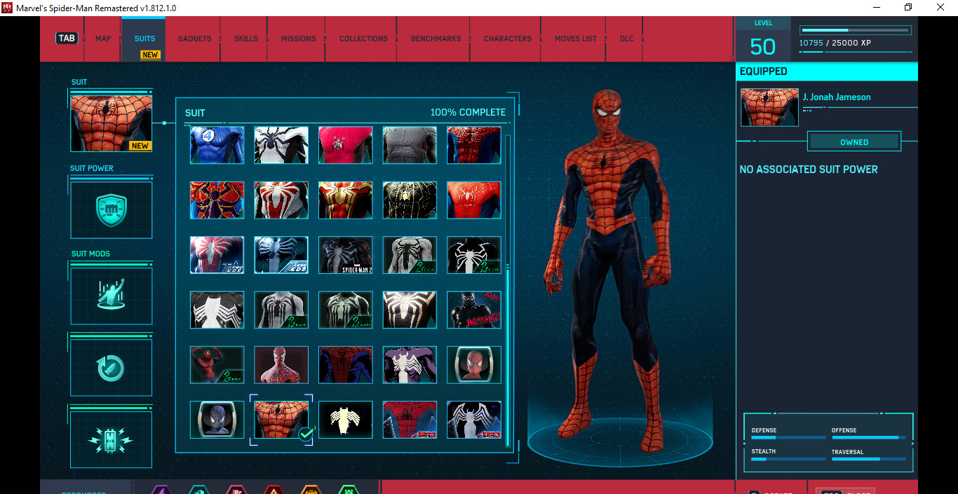 Web Of Shadows Red Suit (SLOT) Mod for Marvel's Spider-Man: Remastered ...