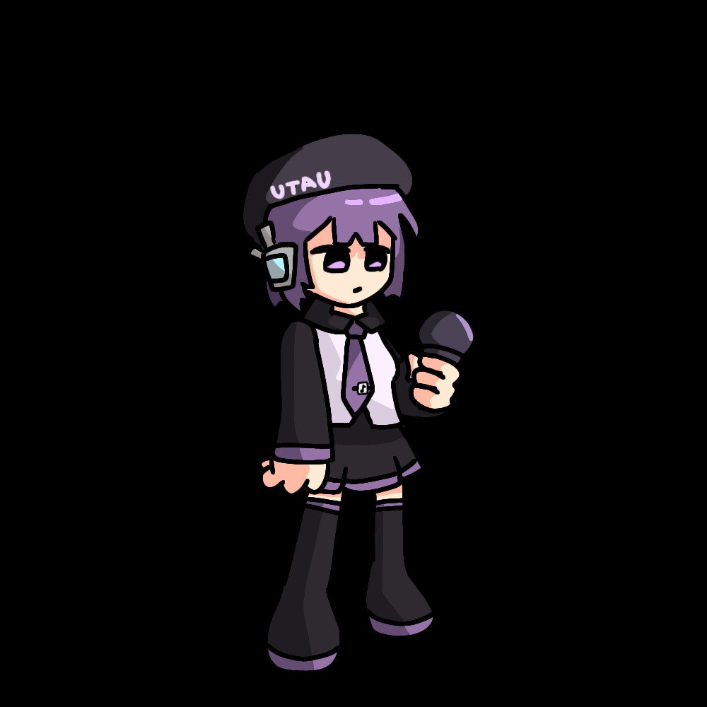 FNF Defoko(Utane Uta) sprite!!(+chrom) Mod for Friday Night Funkin ...