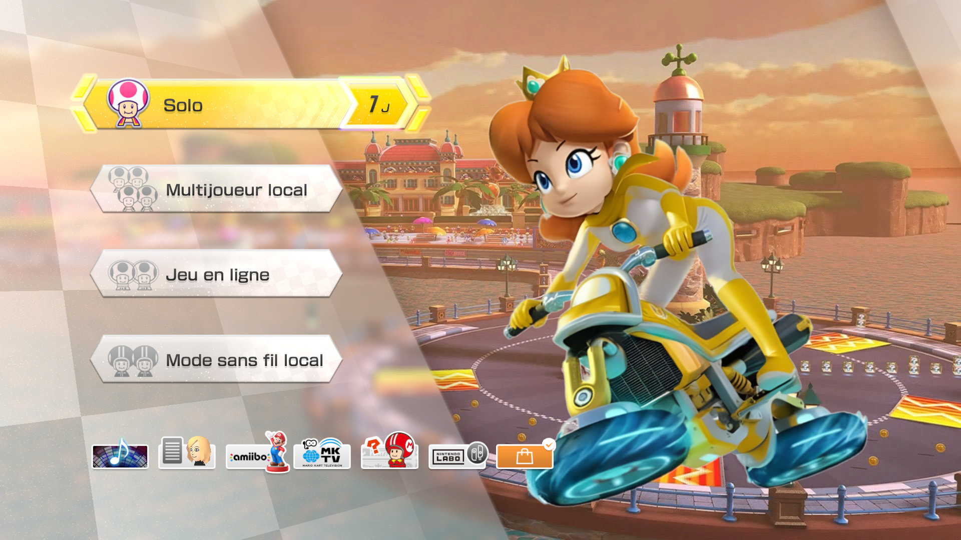 Princess Daisy Mario Kart