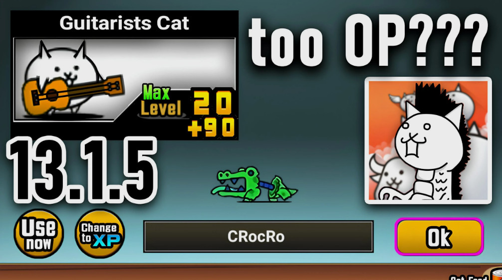 The Battle Cats - Guitarists Cat Unit! Mod for The Battle Cats | TBC Mods