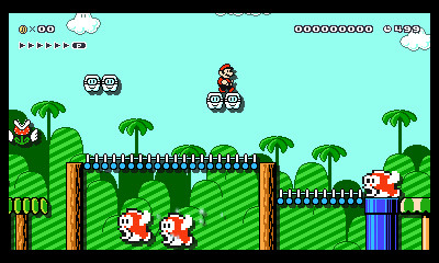 SMB3 Beach Mod for Super Mario Maker for Nintendo 3DS | SMM3DS Mods