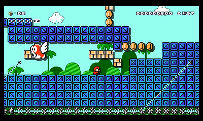 SMB3 Beach Mod for Super Mario Maker for Nintendo 3DS | SMM3DS Mods