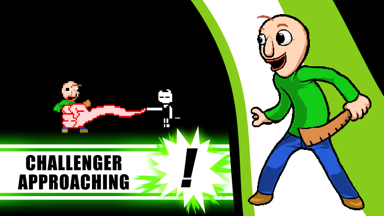 Baldi Baldimore (BBCR, BBIEAL+, ROA) (CMC+ V8) Mod for Super Smash Bros ...