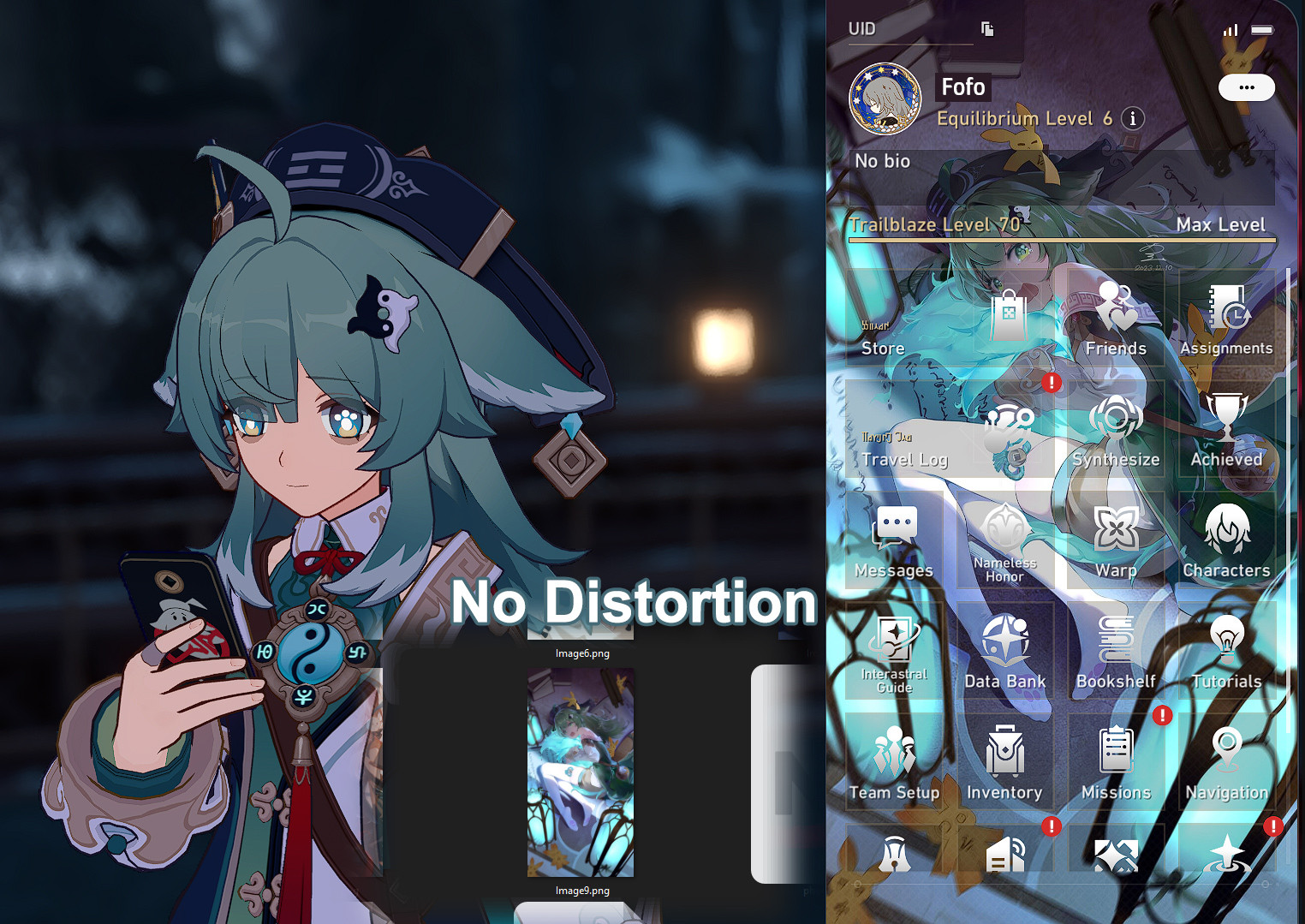 Squishless Phone Wallpaper (and Hide Phone UID) Mod for Honkai Star ...