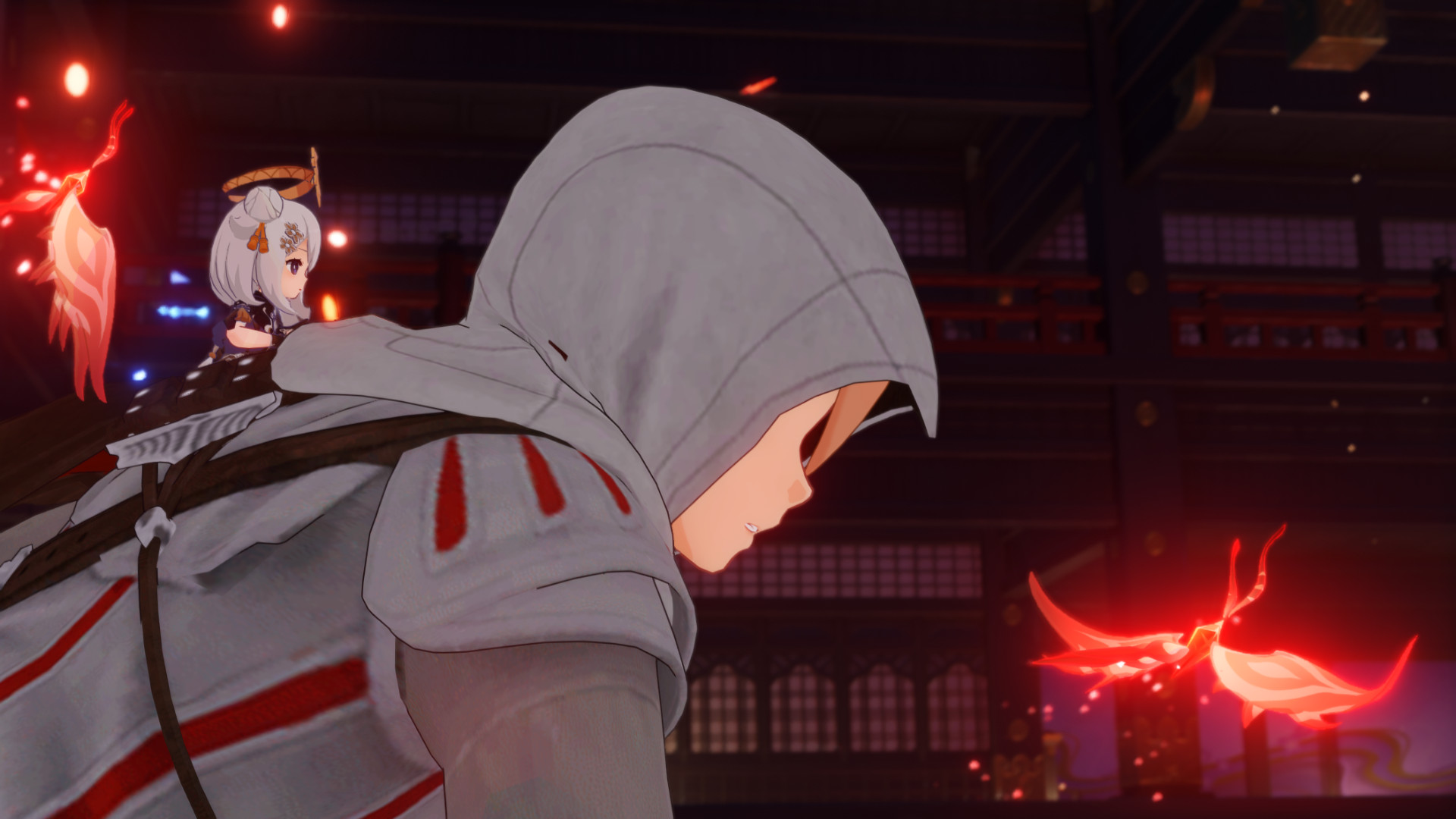 Aether Ezio outfit Mod for Genshin Impact | GI Mods