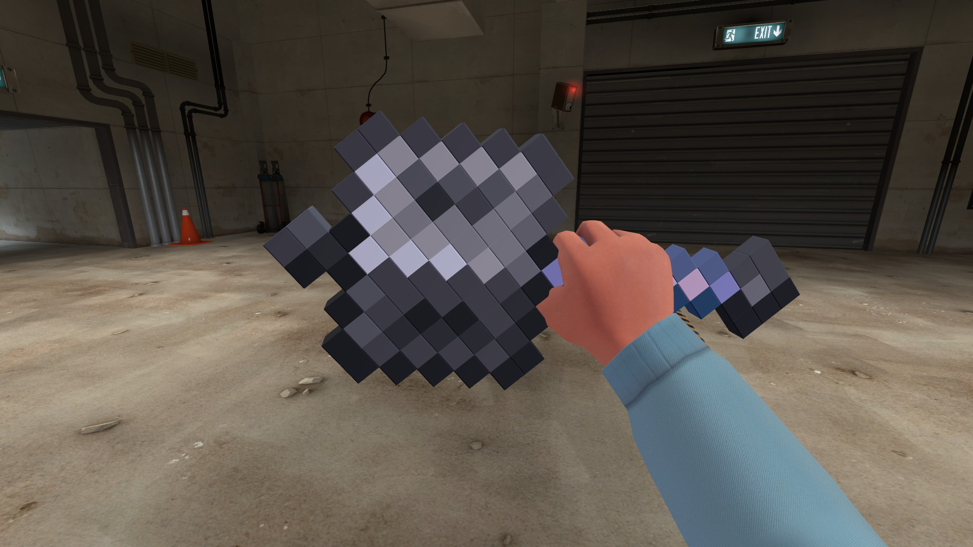Minecraft Mace Mod for Team Fortress 2 | TF2 Mods