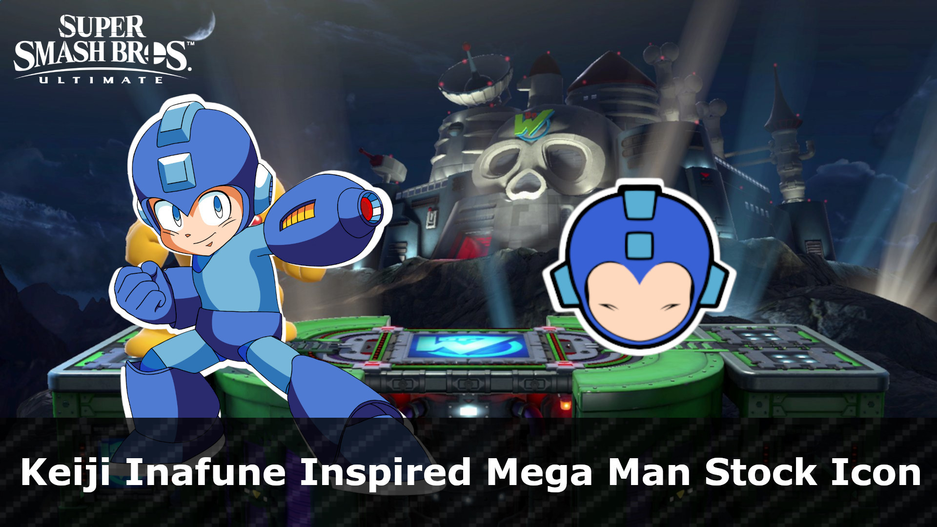 Stock Icon for Keiji Inafune Inspired Mega Man Mod for Super Smash Bros ...