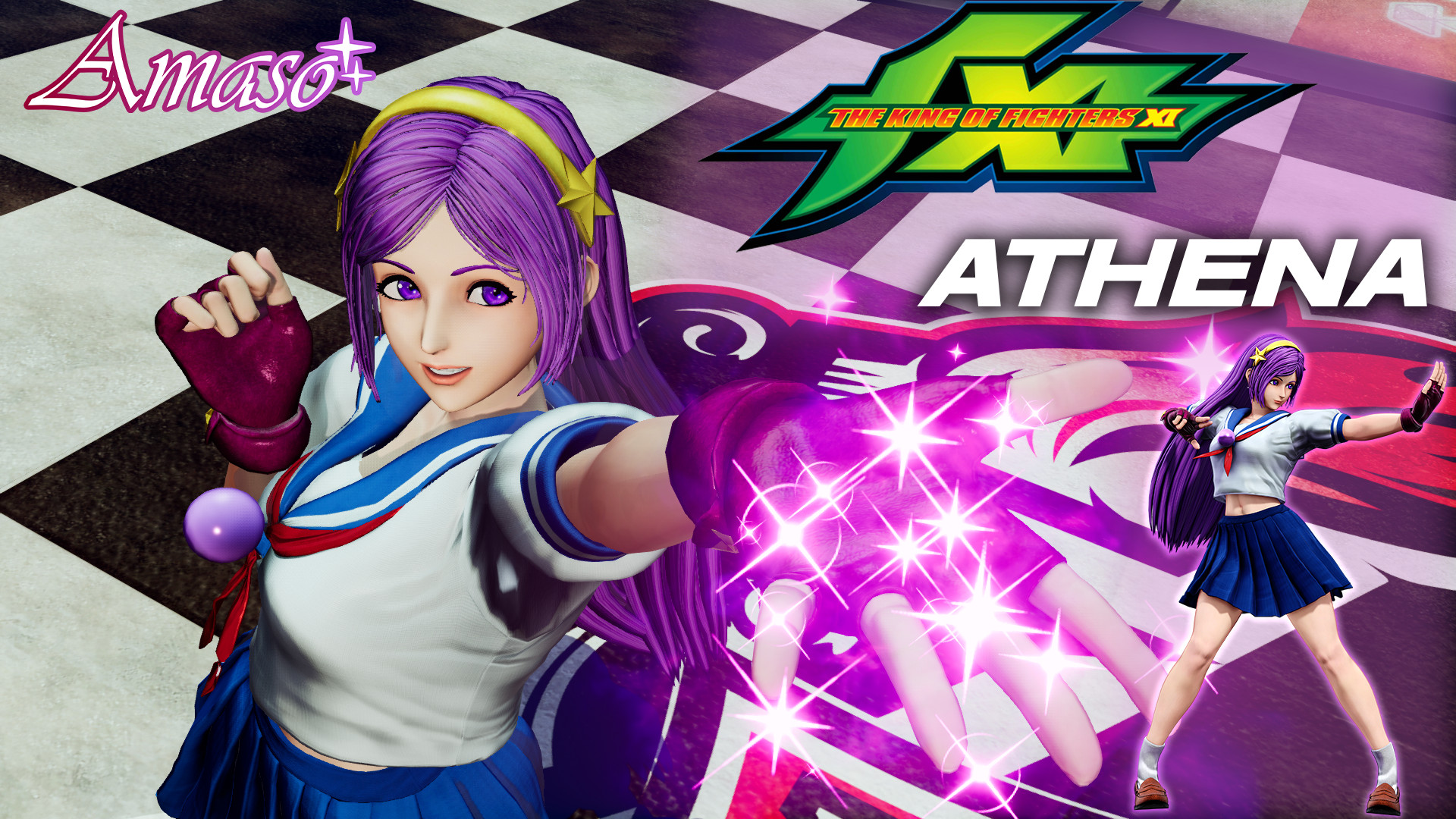KOFXI Athena Mod for The King of Fighters XV | KoFXV Mods