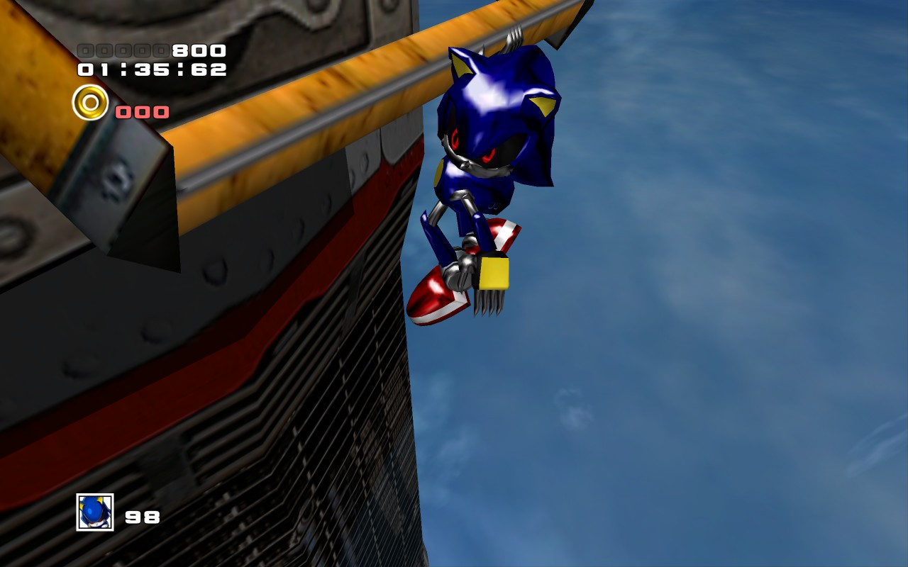 SA1 Dreamcast Metal Sonic Textures Mod for Sonic Adventure 2 | SA2 Mods