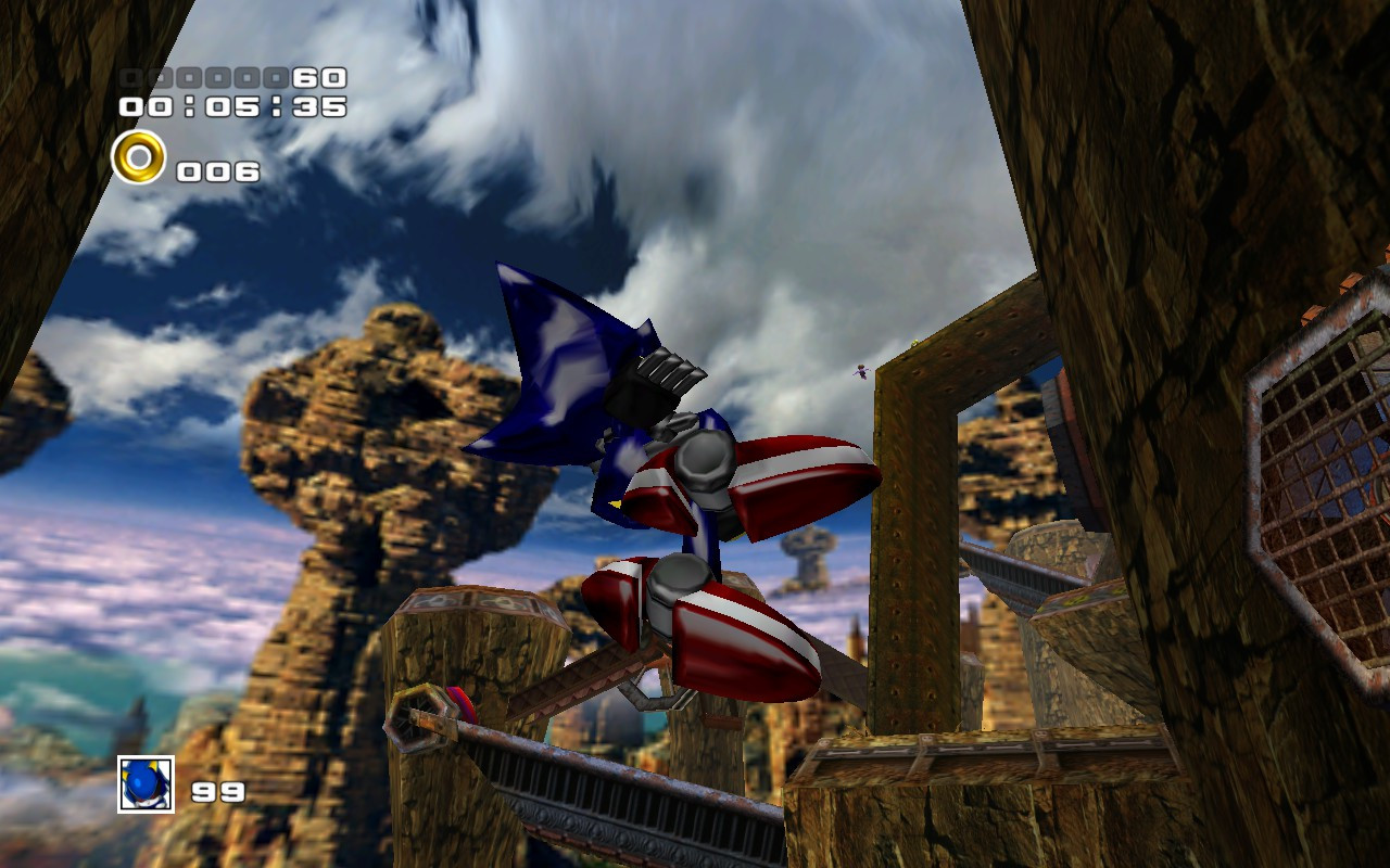 SA1 Dreamcast Metal Sonic Textures Mod for Sonic Adventure 2 | SA2 Mods