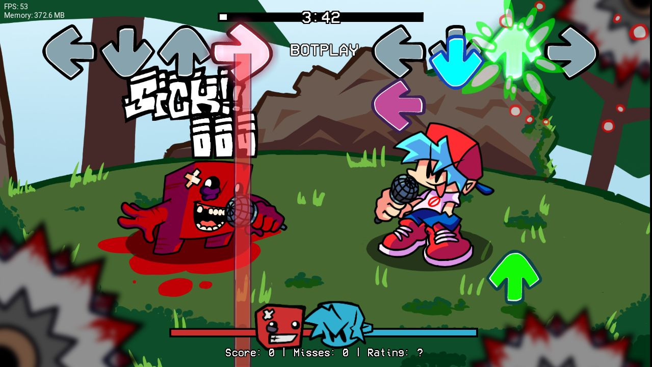 TRY N' FAILURE V2 (SUPER MEAT BOY MOD) Mod for Friday Night Funkin ...