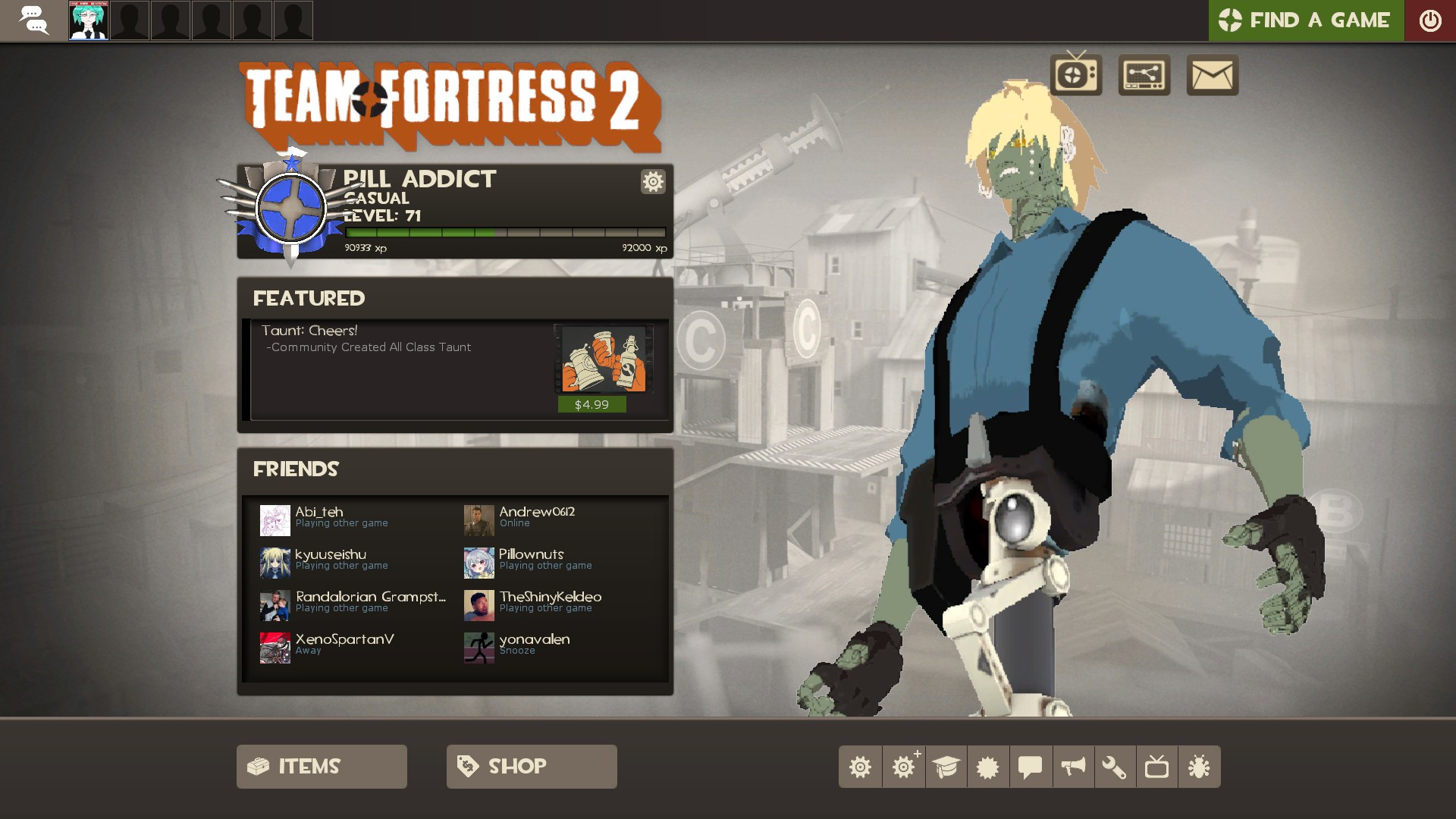 Azumanga Fortress - METAL UNION Mod for Team Fortress 2 | TF2 Mods